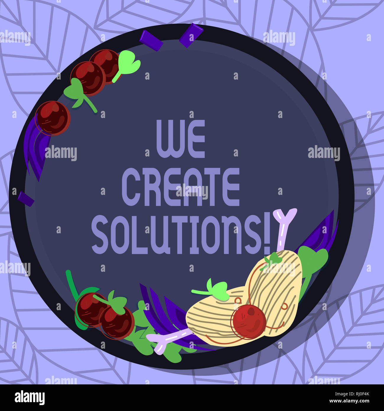 Writing note showing We Create Solutions. Business photo showcasing way ...