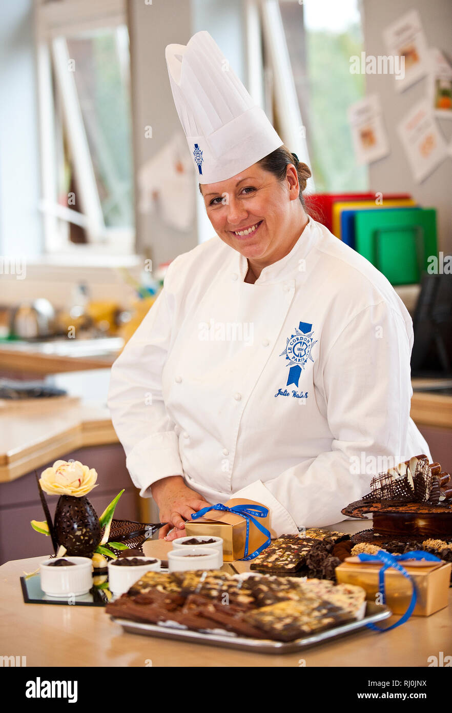 Julie Walsh, Head Patisserie Chef, Le Cordon Bleu with examples of ...