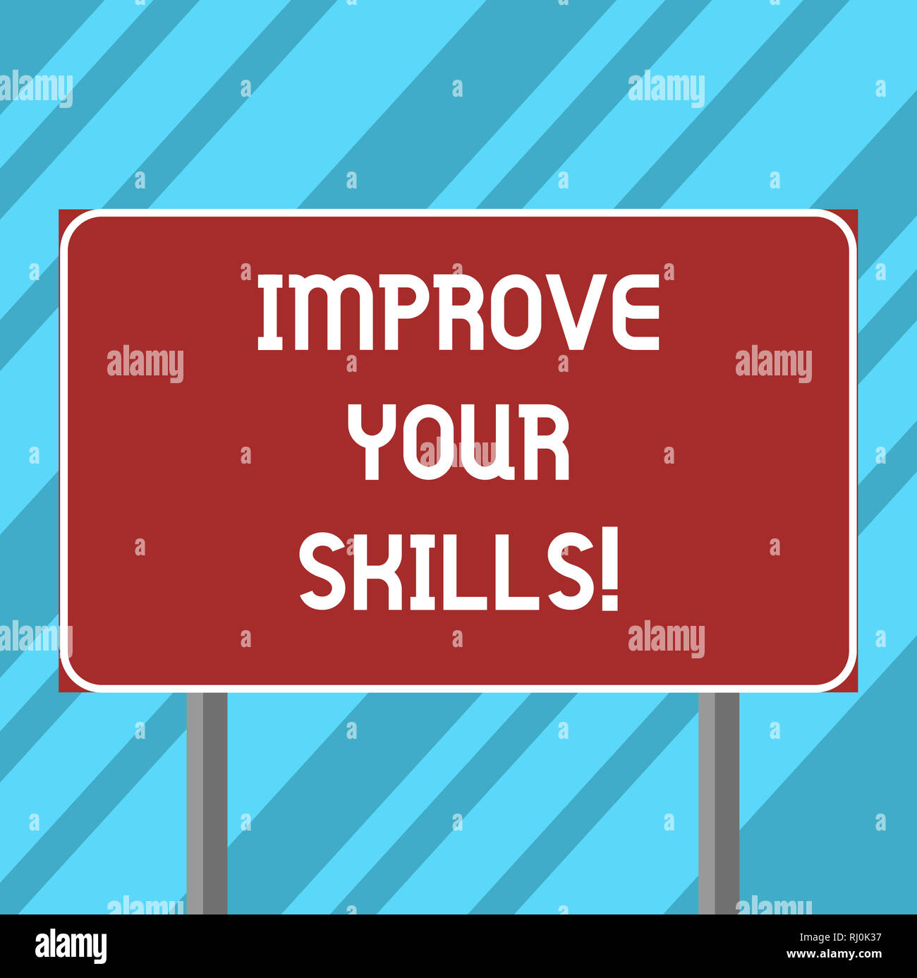 Text sign showing Improve Your Skills. Conceptual photo get better at ...