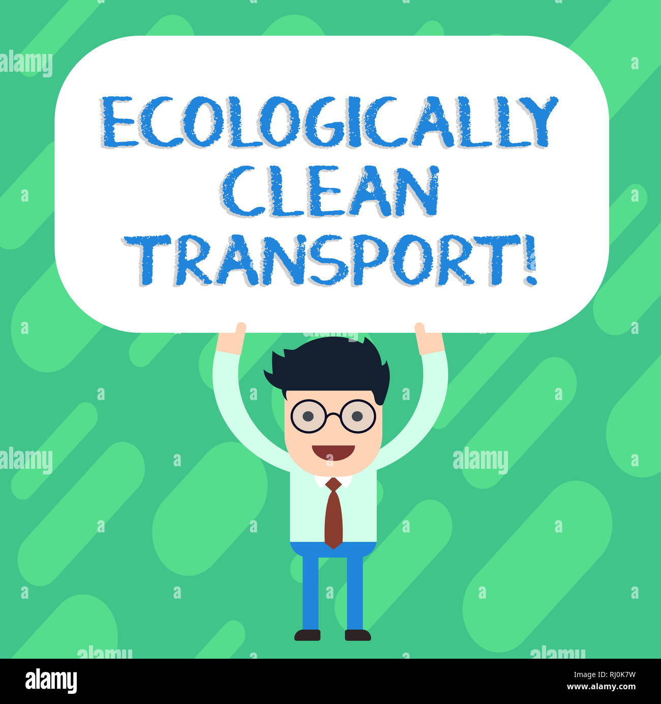 Handwriting text Ecologically Clean Transport. Concept meaning Green ...