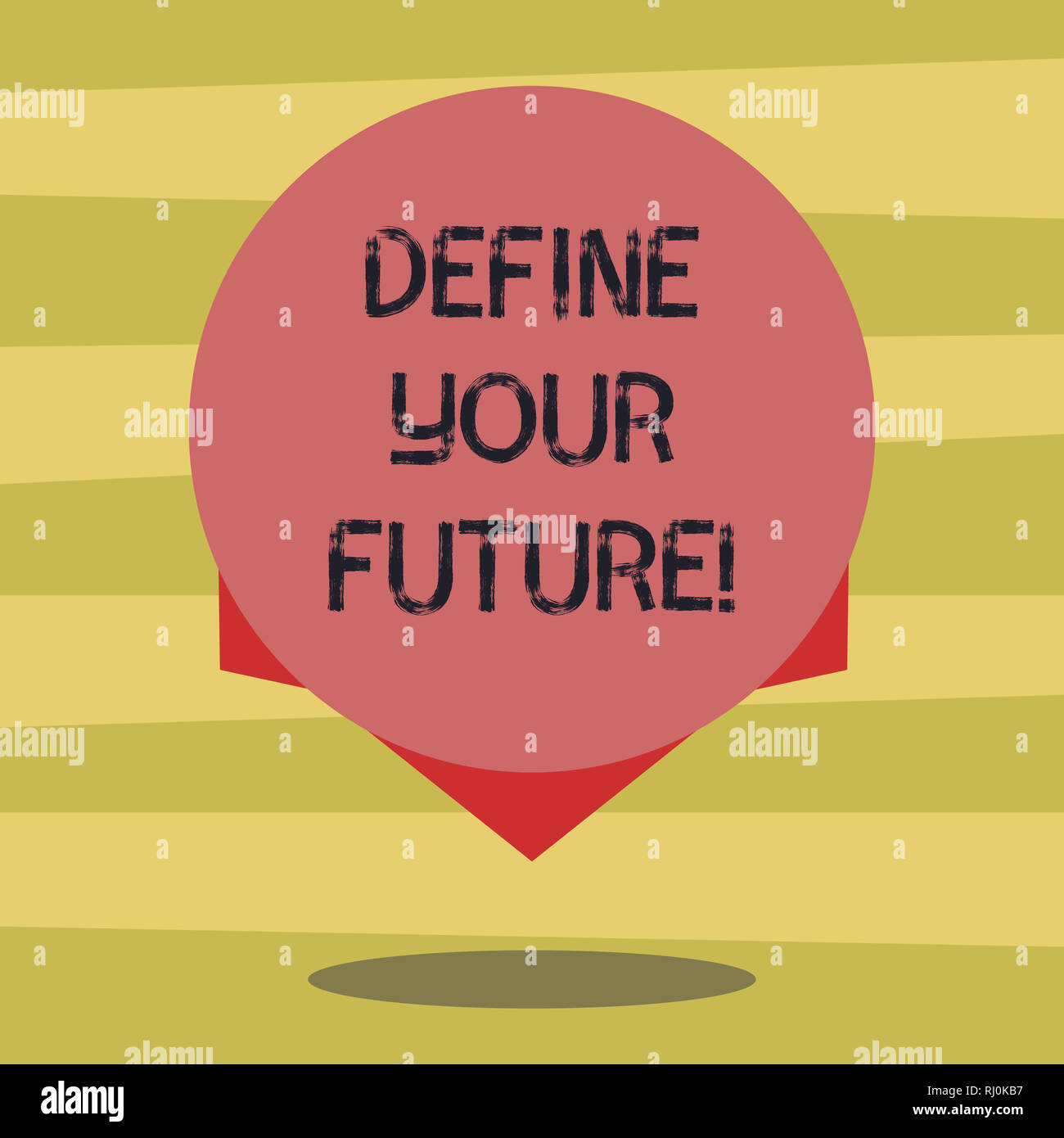 Text sign showing Define Your Future. Conceptual photo events actions ...