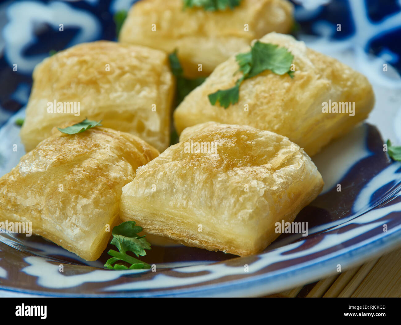 Boortsog, fried dough food, Kyrgyz cuisine, Traditional assorted dishes ...