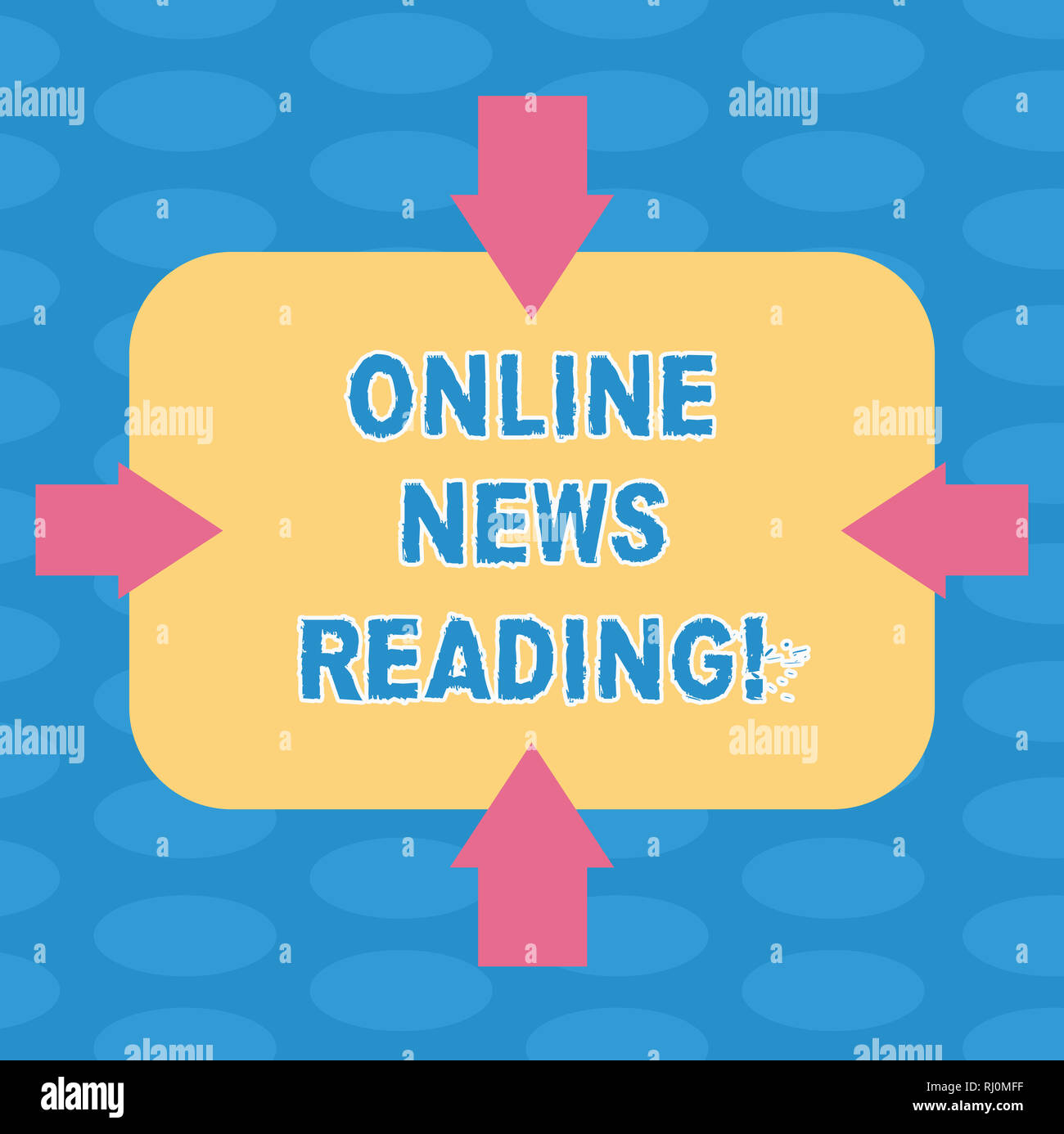 Word writing text Online News Reading. Business concept for using ...