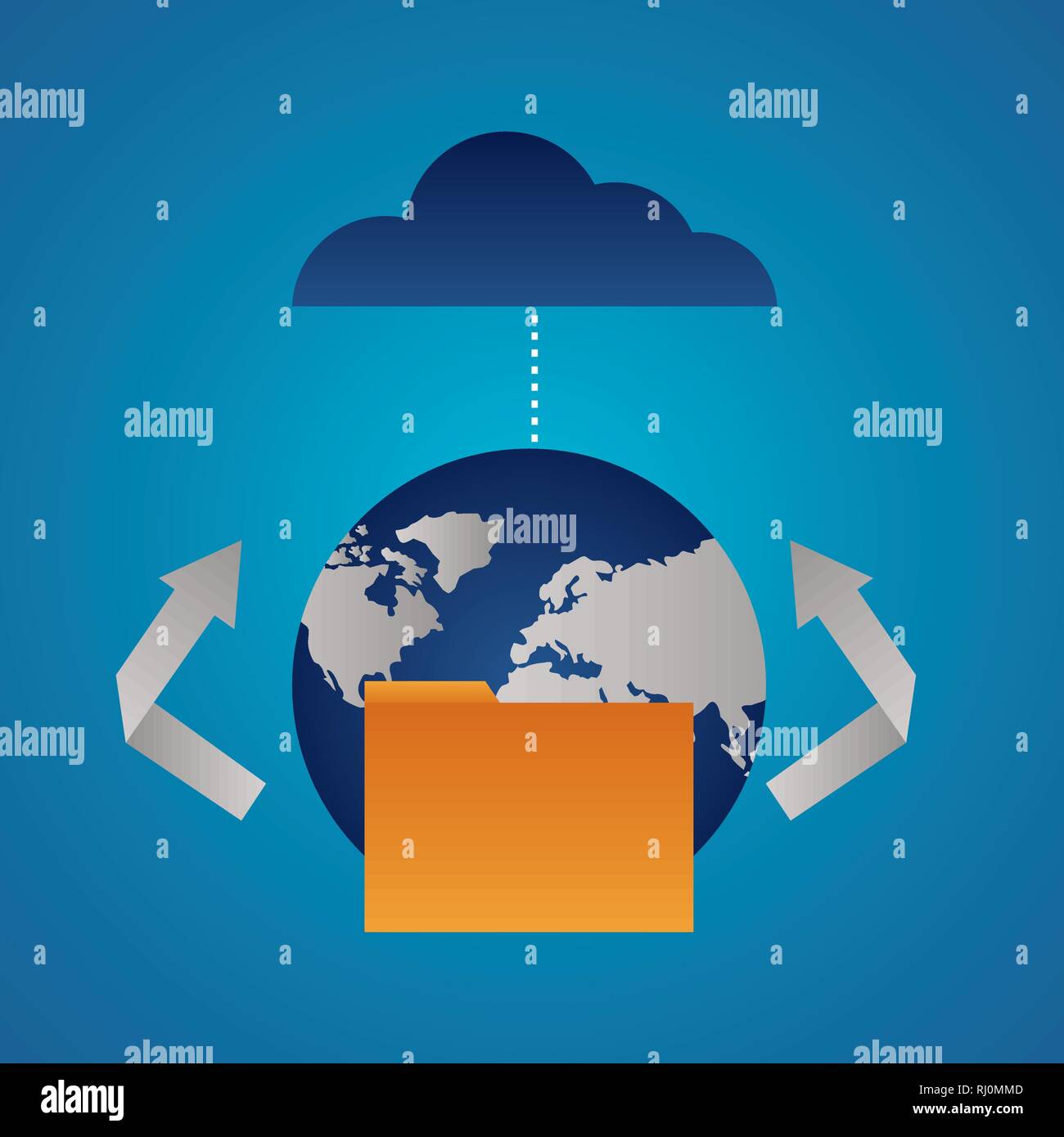 cloud computing concept Stock Vector Image & Art - Alamy