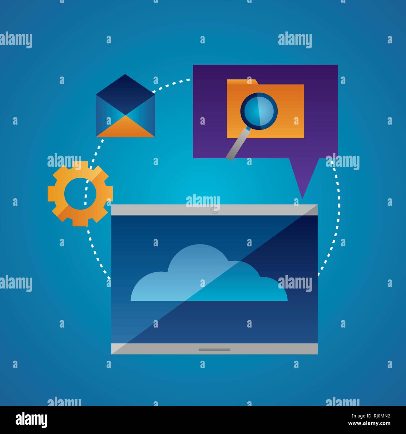 cloud computing concept Stock Vector Image & Art - Alamy