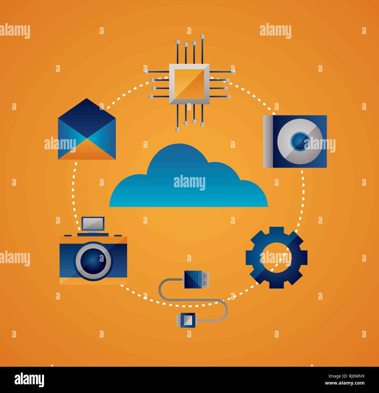 cloud computing concept Stock Vector Image & Art - Alamy