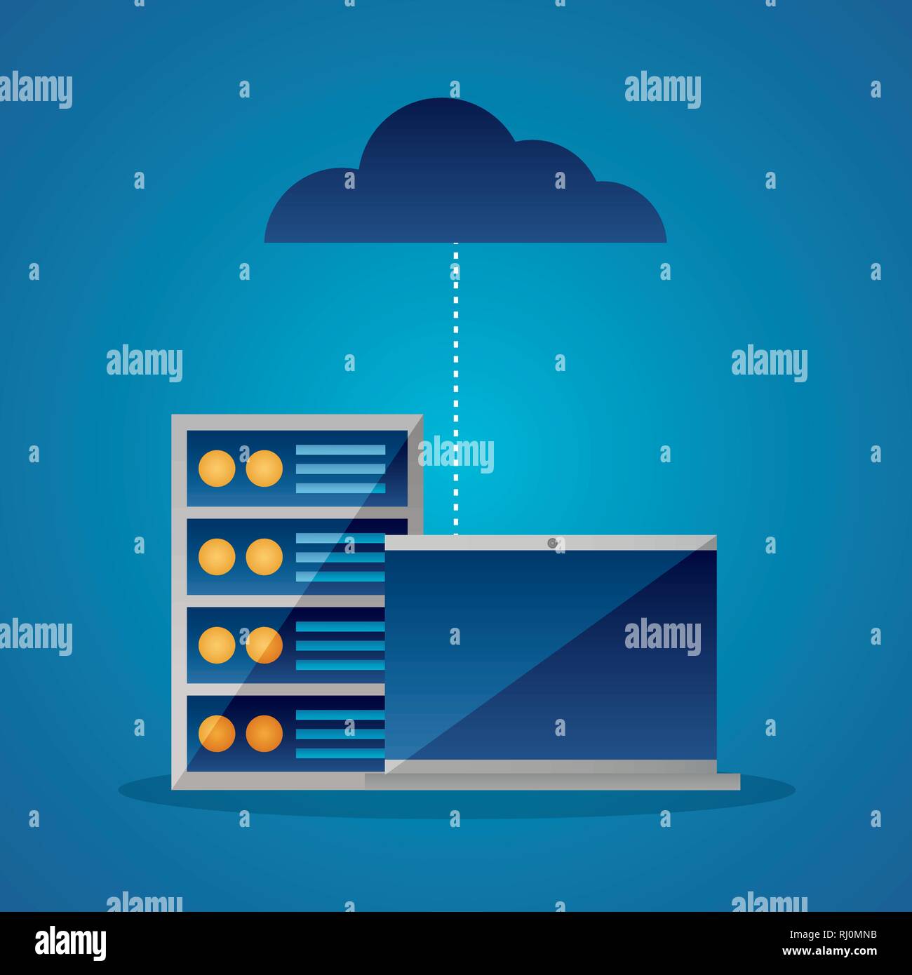 cloud computing concept Stock Vector Image & Art - Alamy