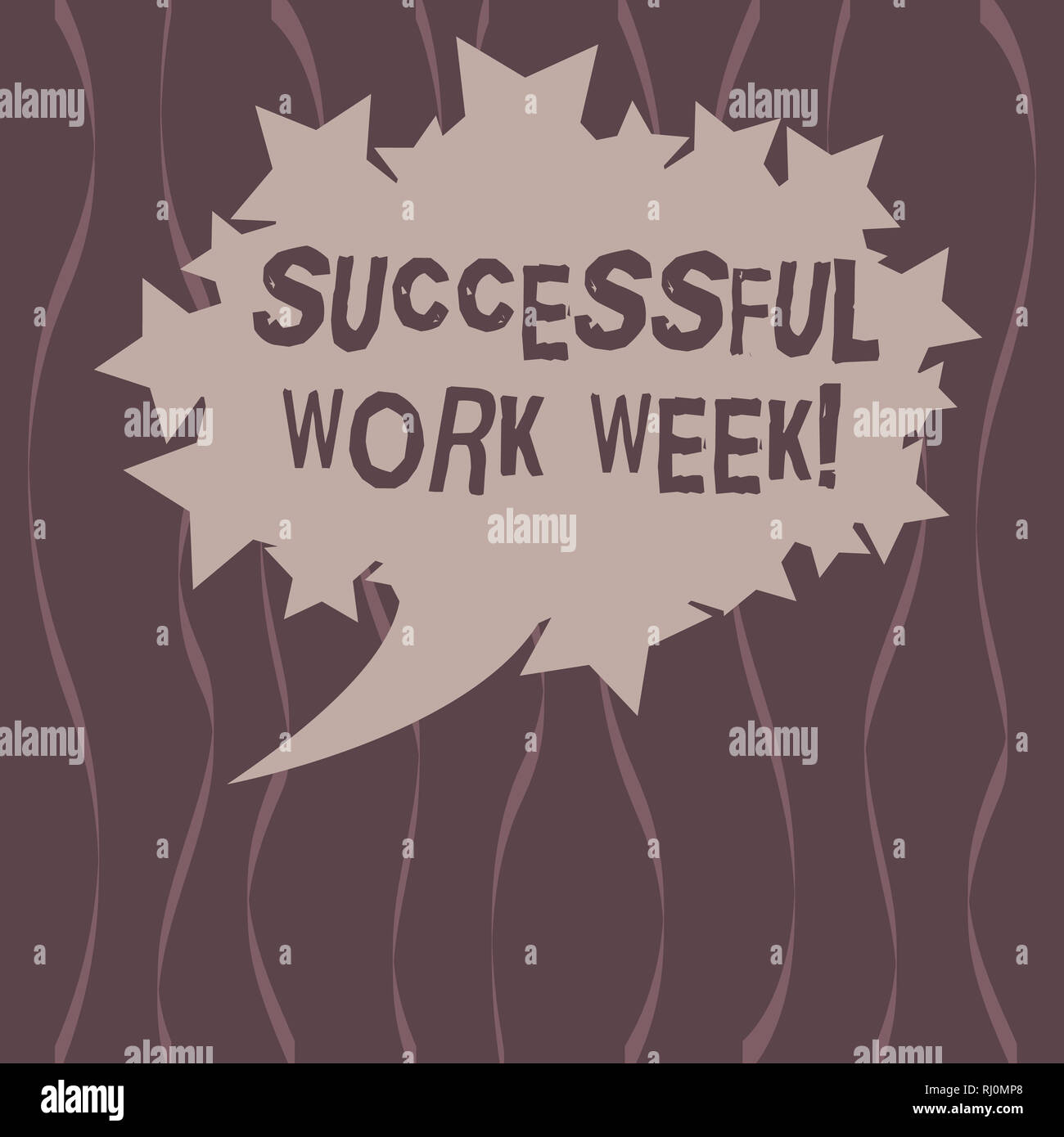 Word writing text Successful Work Week. Business concept for productive ...