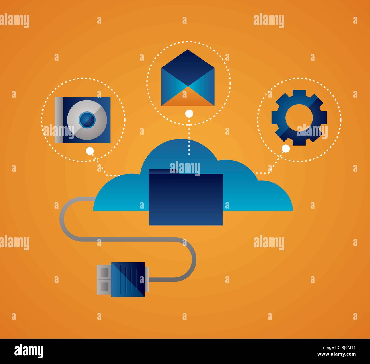 Cable safe Stock Vector Images - Alamy