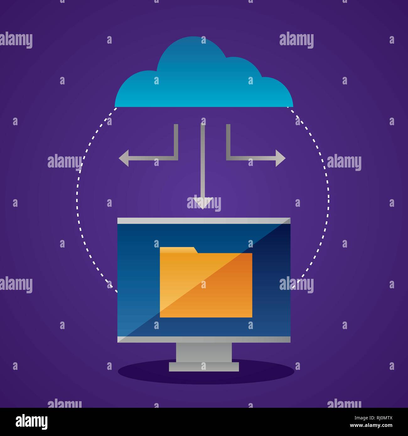 cloud computing concept Stock Vector Image & Art - Alamy