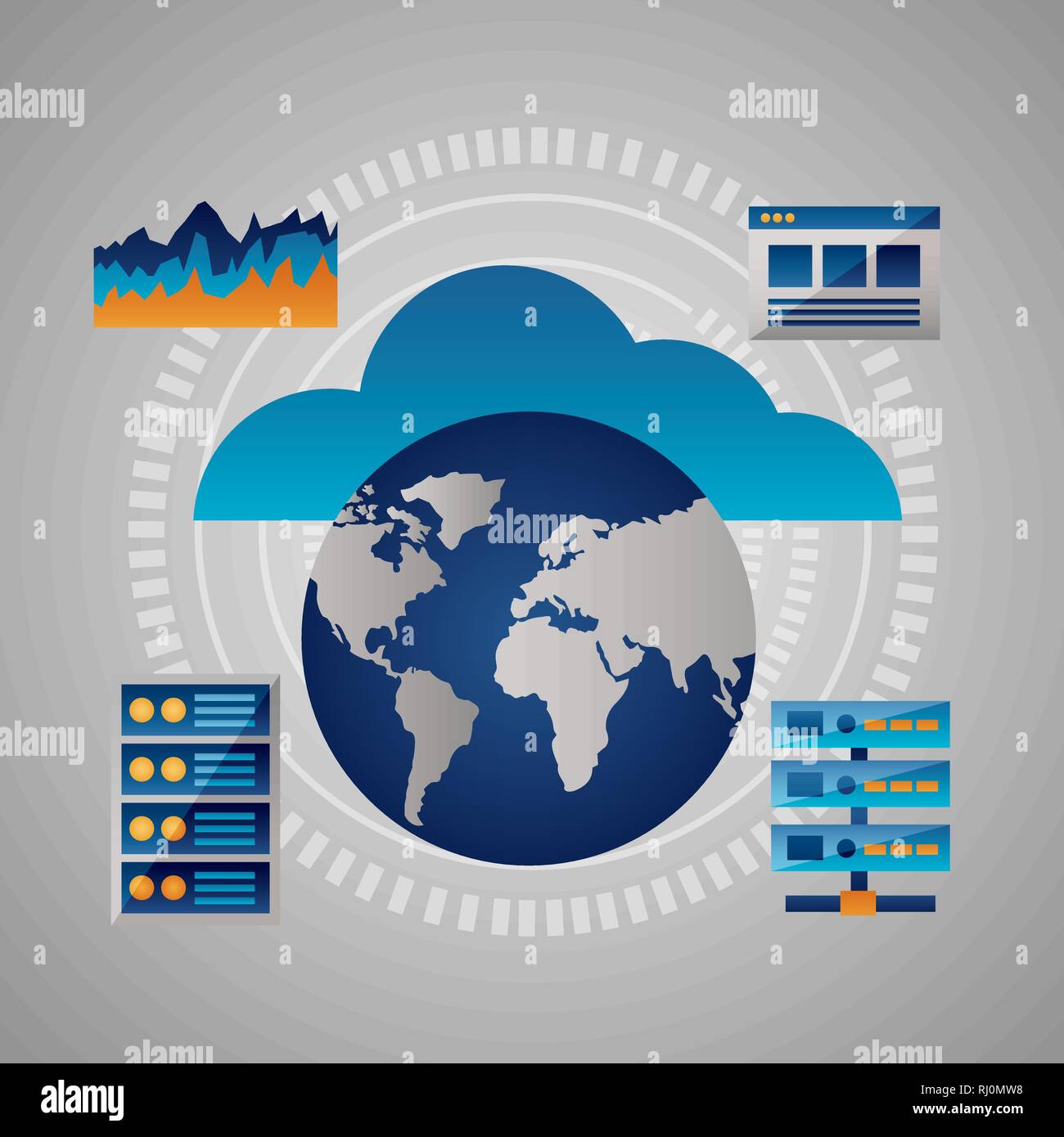 cloud computing concept Stock Vector Image & Art - Alamy