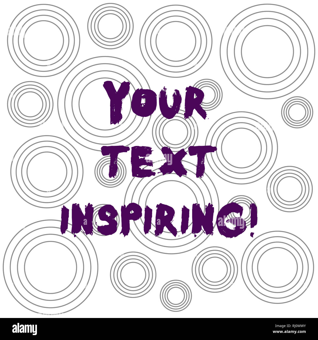 Concentric font hi-res stock photography and images - Alamy