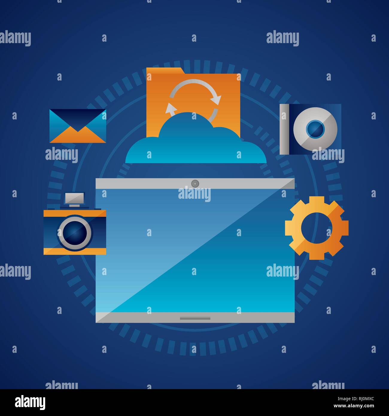 cloud computing concept Stock Vector Image & Art - Alamy