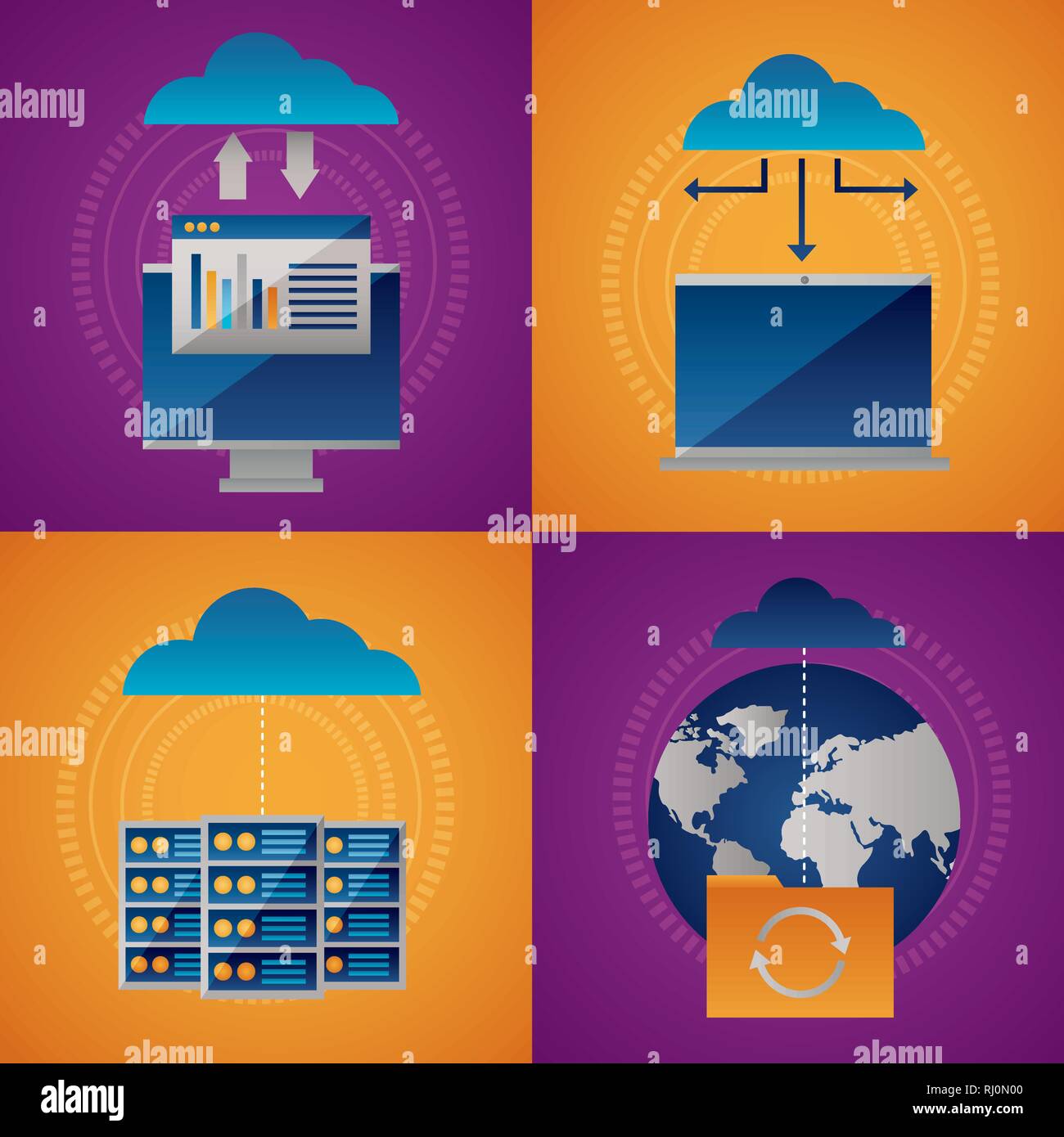cloud computing concept Stock Vector Image & Art - Alamy