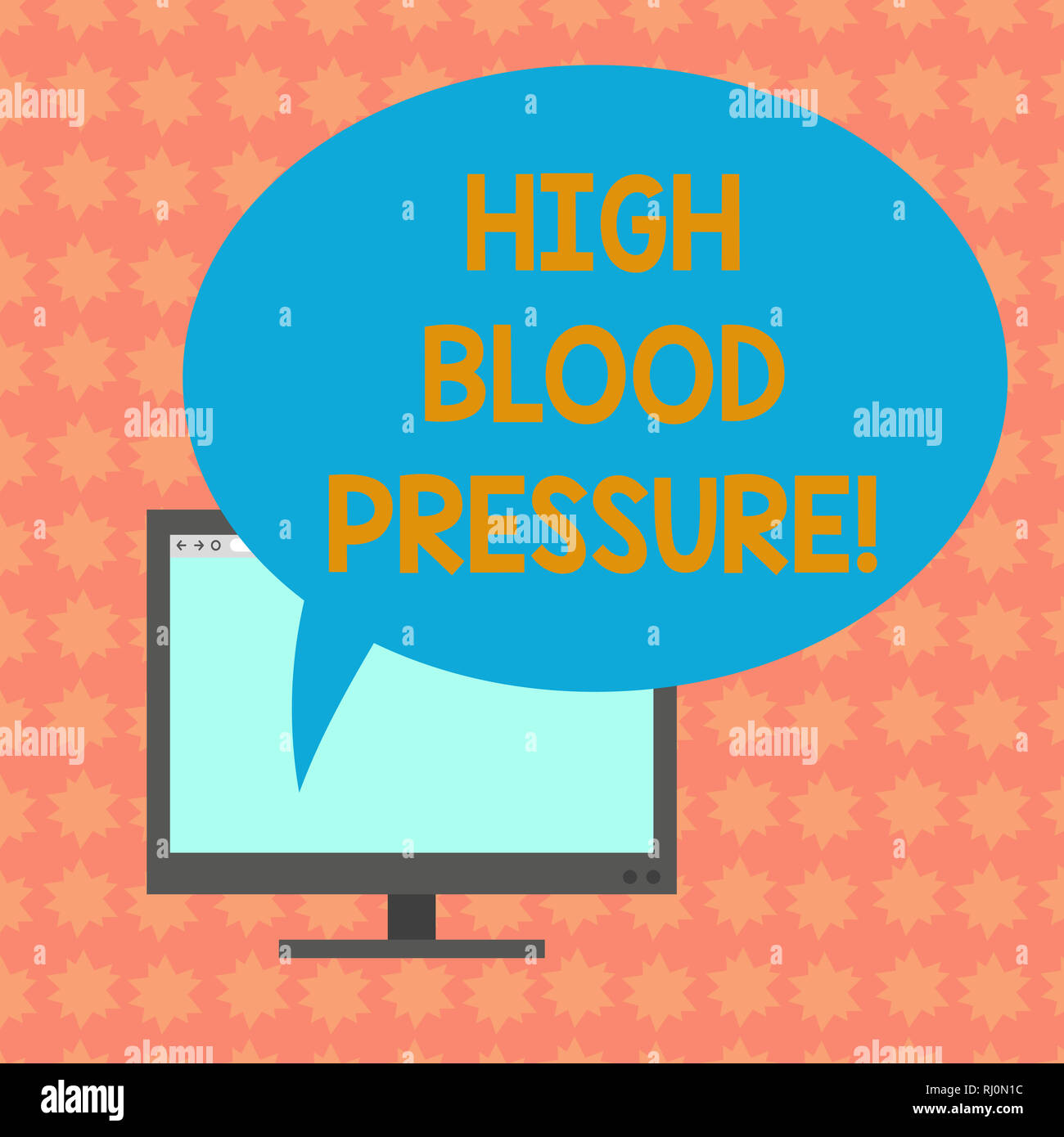 Writing note showing High Blood Pressure. Business photo showcasing ...