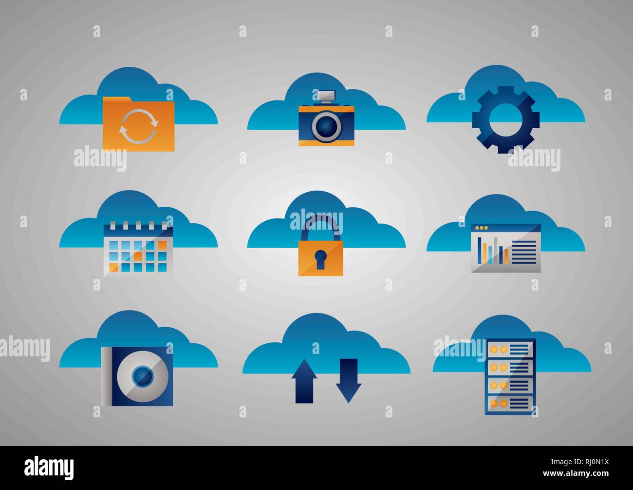 cloud computing concept Stock Vector Image & Art - Alamy