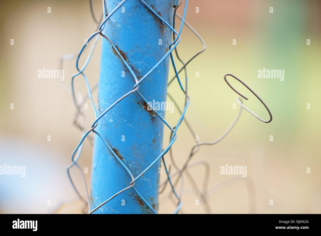 Torn metal fence hi-res stock photography and images - Alamy