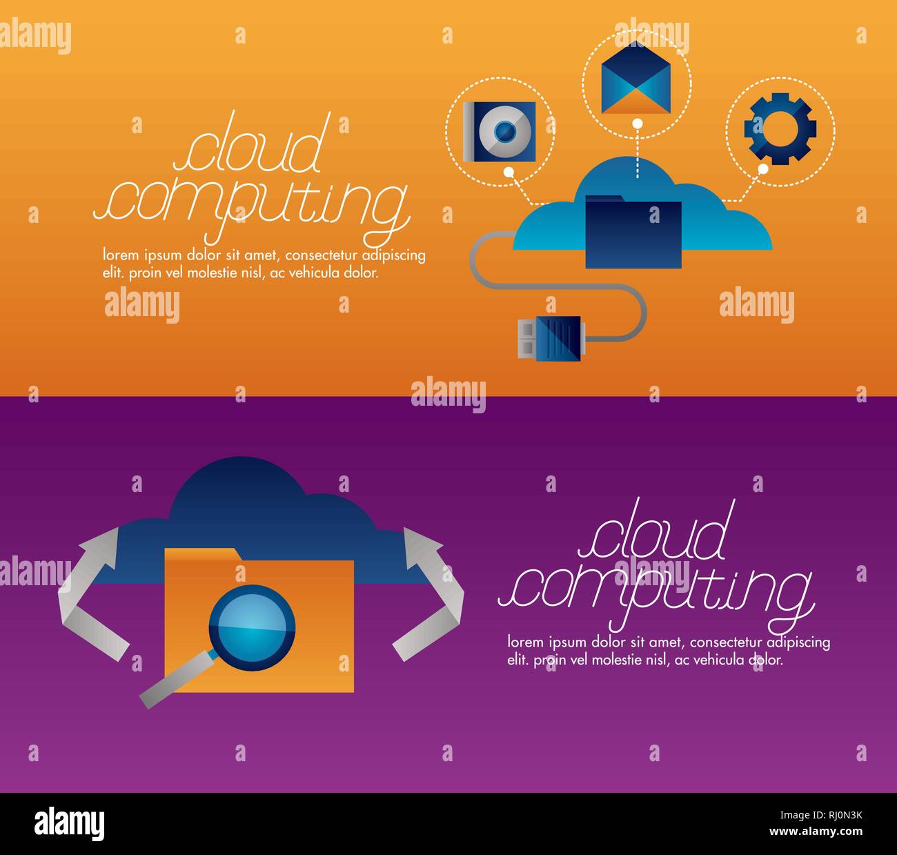 cloud computing concept Stock Vector Image & Art - Alamy