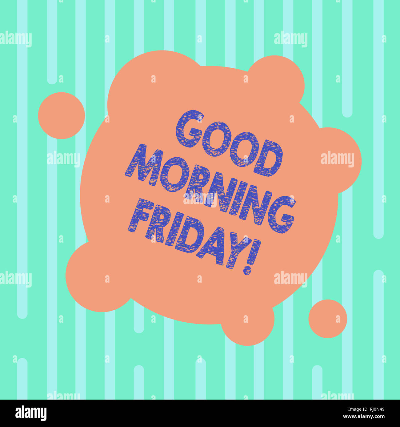Word writing text Good Morning Friday. Business concept for greeting ...