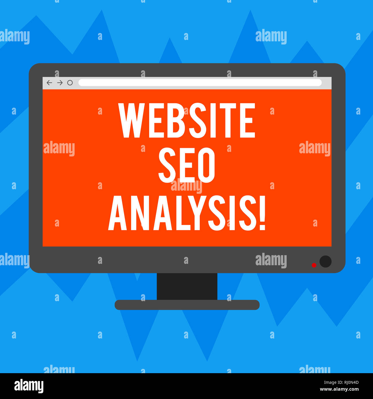 Text sign showing Website Seo Analysis. Conceptual photo Process of ...