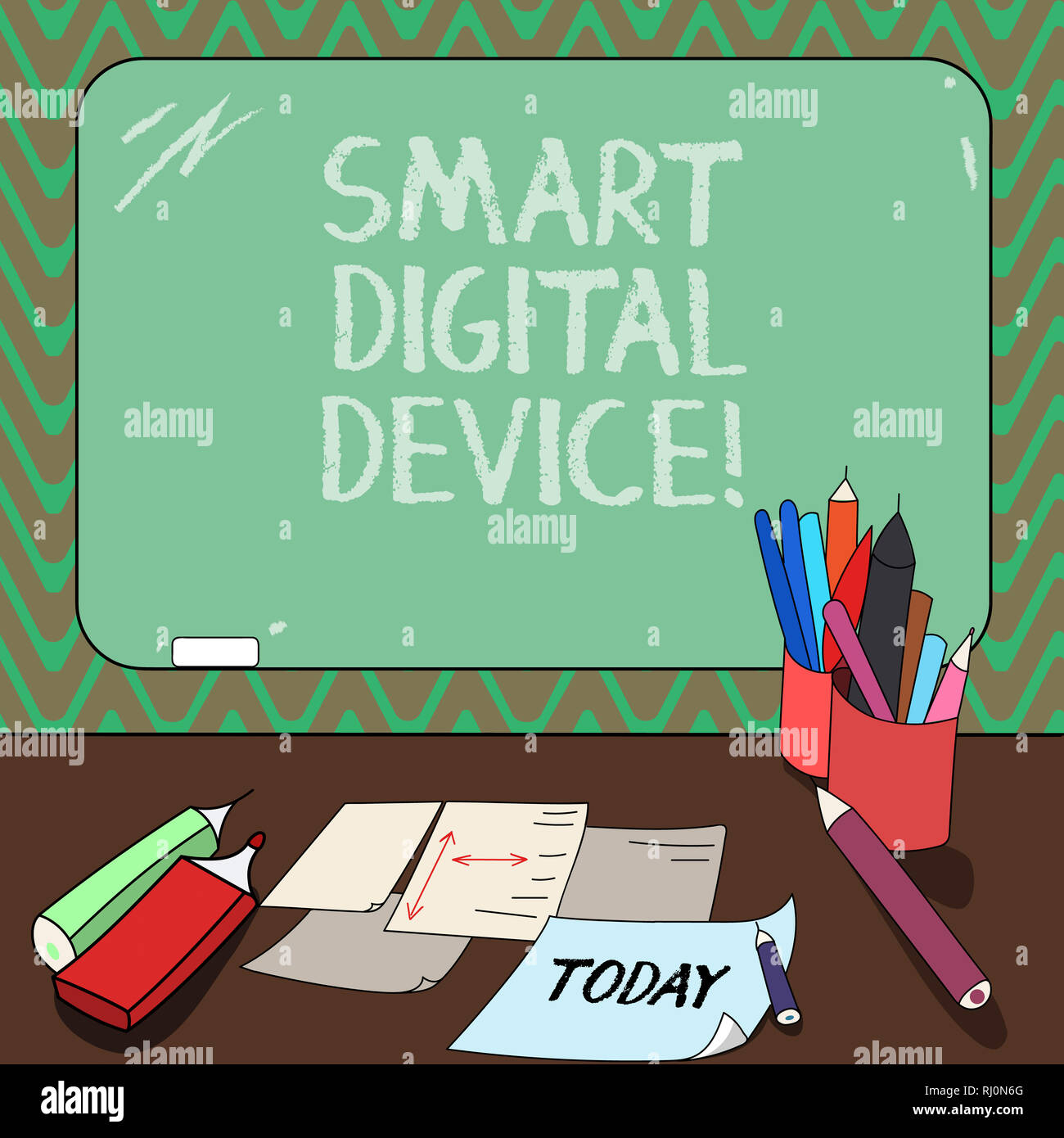Conceptual hand writing showing Smart Digital Device. Business photo ...