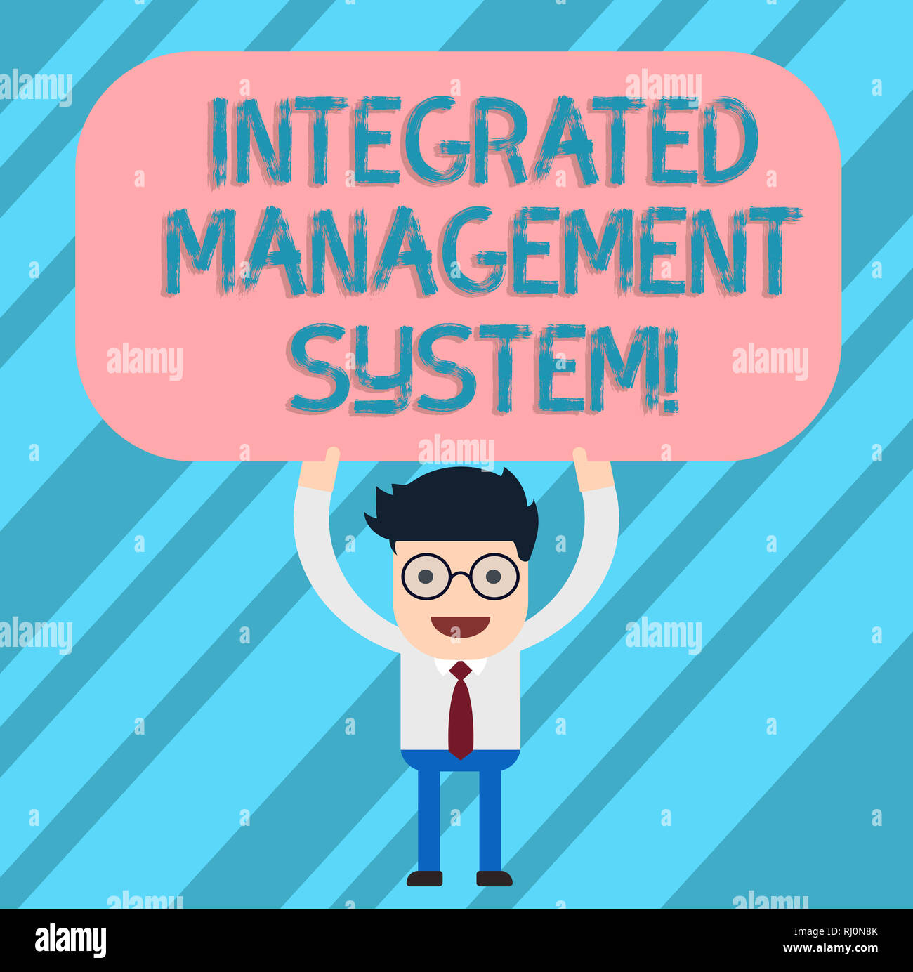 Word writing text Integrated Management System. Business concept for ...