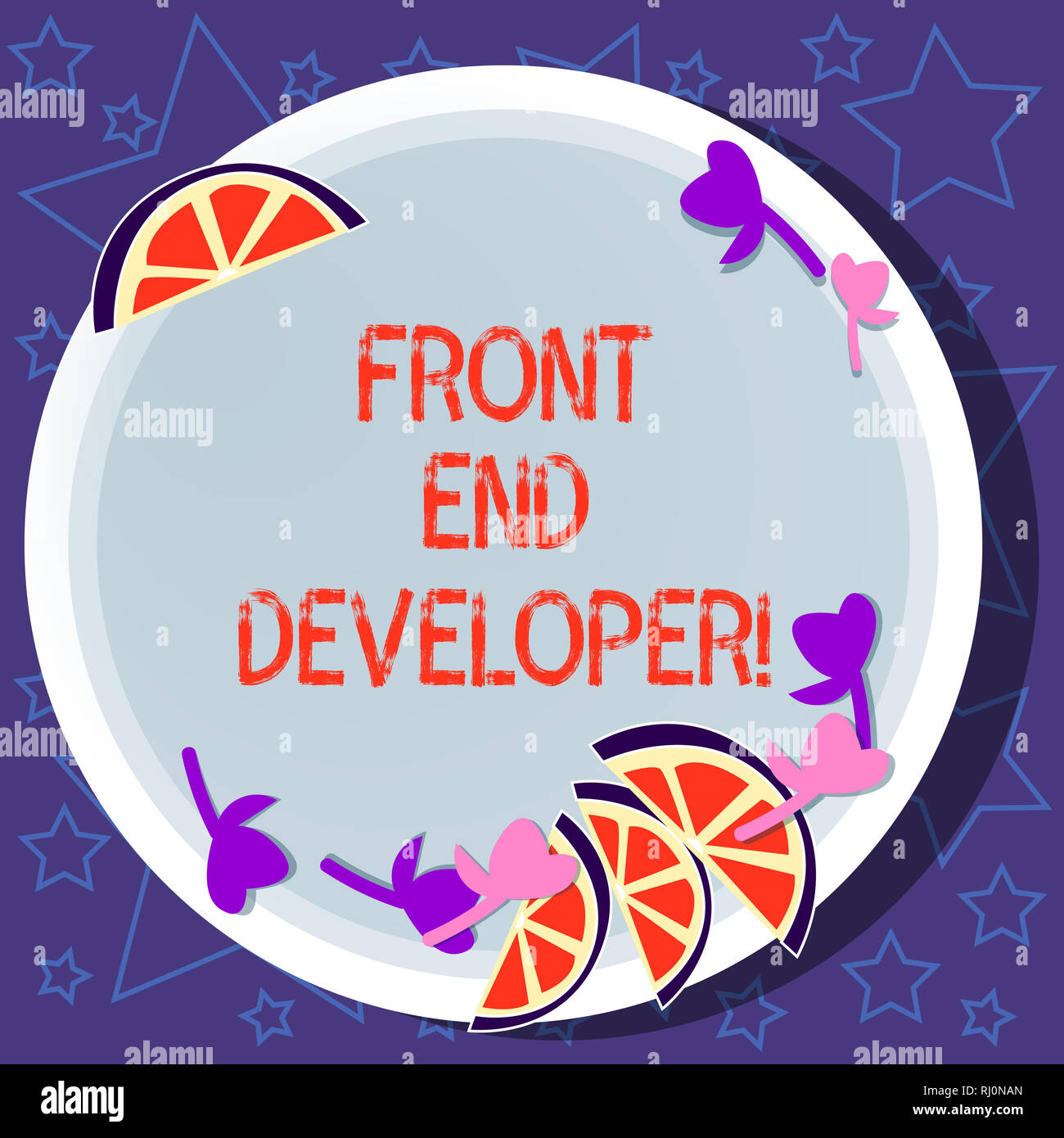 Writing note showing Front End Developer. Business photo showcasing computer programmer codes ...