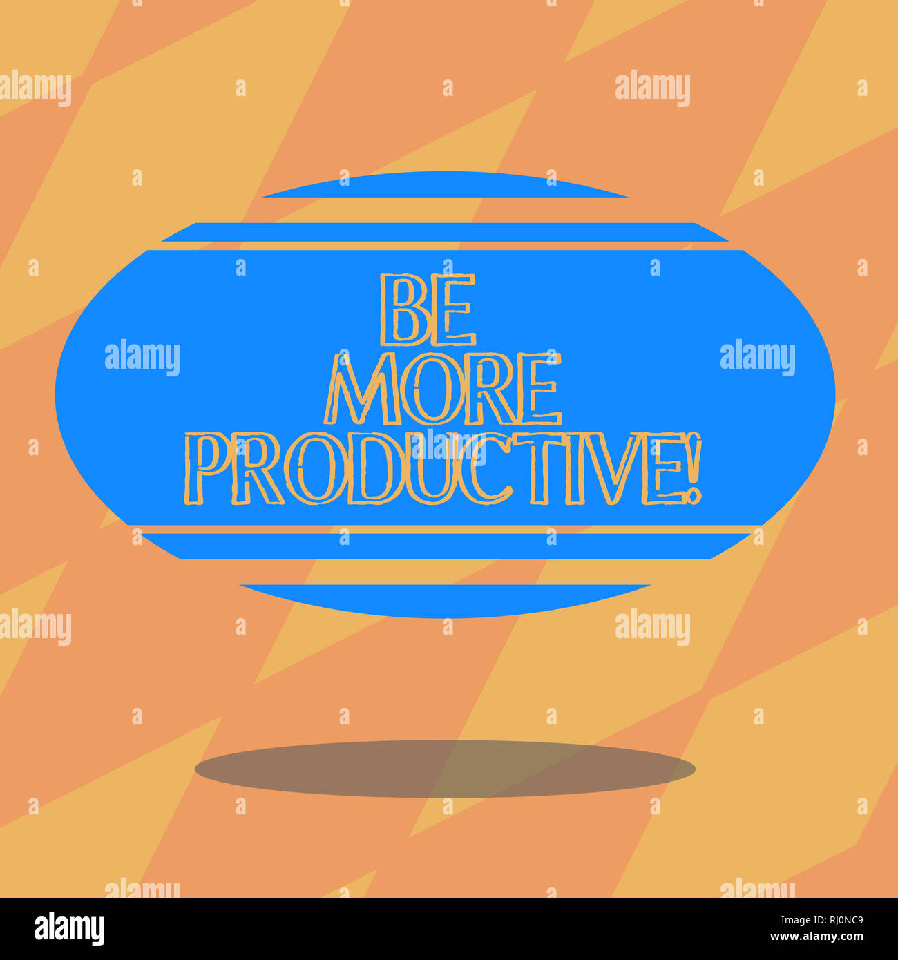 Text sign showing Be More Productive. Conceptual photo produce large ...