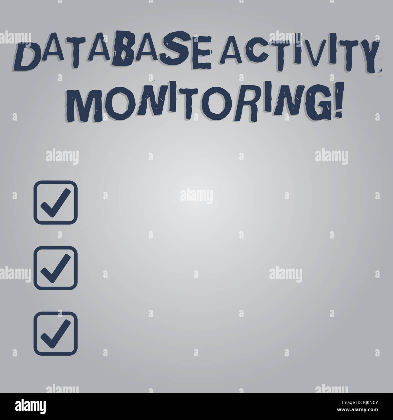 Writing note showing Database Activity Monitoring. Business photo ...