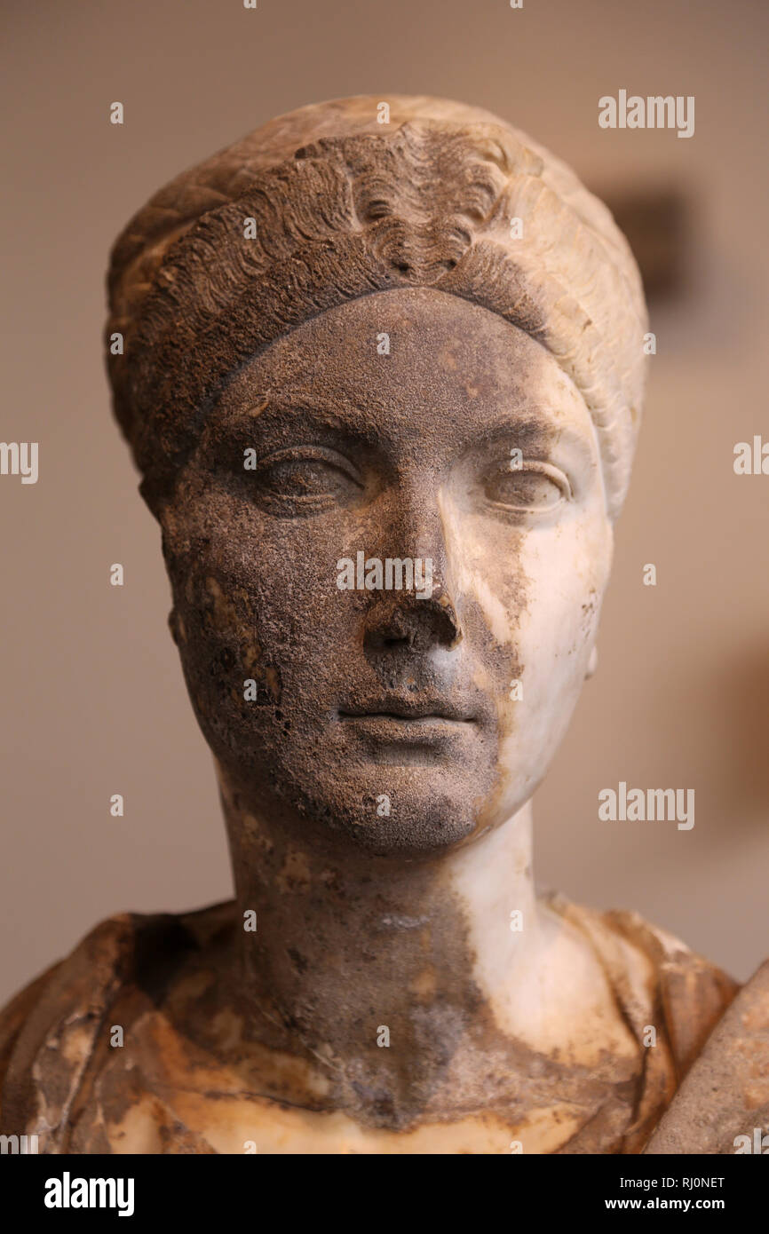 Vibia Sabina (83-136/137). Roman empress, wife of emperor Hadrian. 122 ...