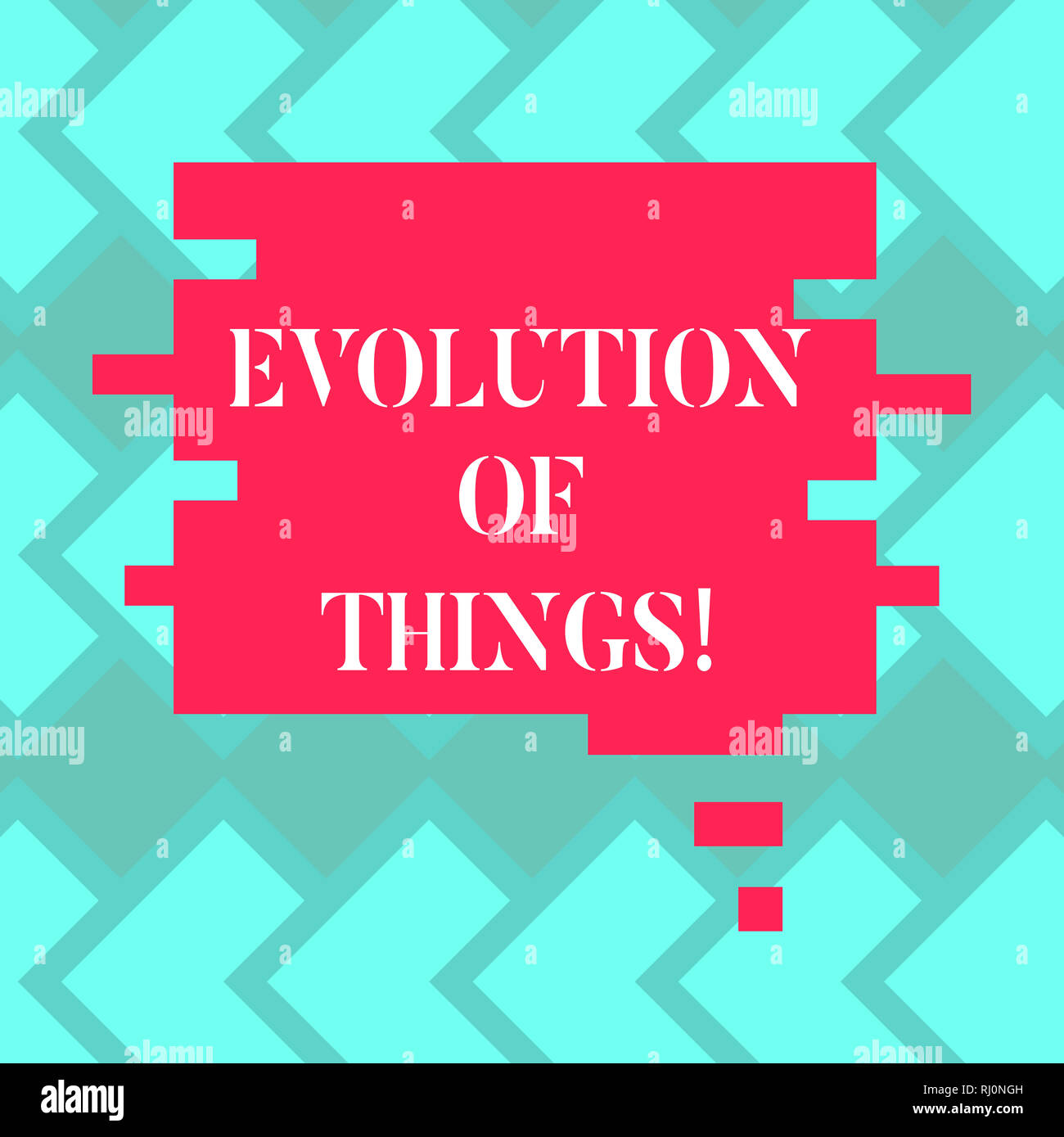 Text sign showing Evolution Of Things. Conceptual photo process gradual ...