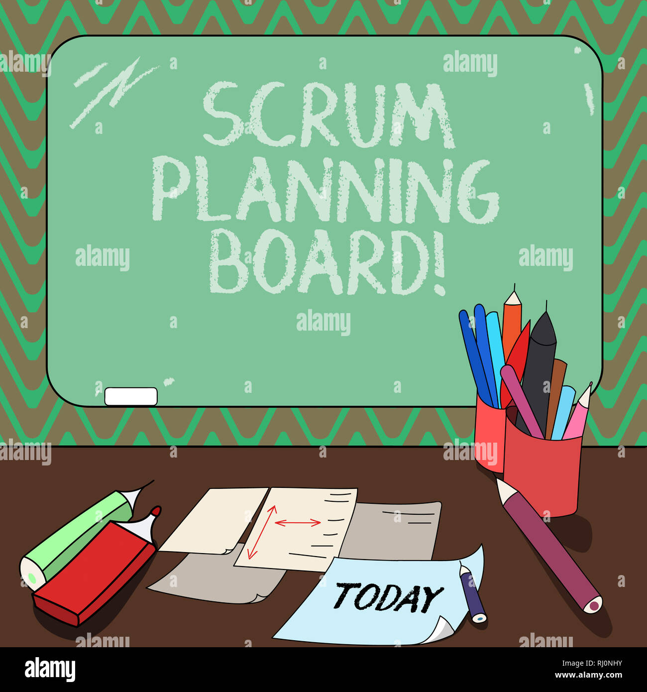 Conceptual hand writing showing Scrum Planning Board. Business photo ... Conceptual hand writing showing Scrum Planning Board. Business photo ...