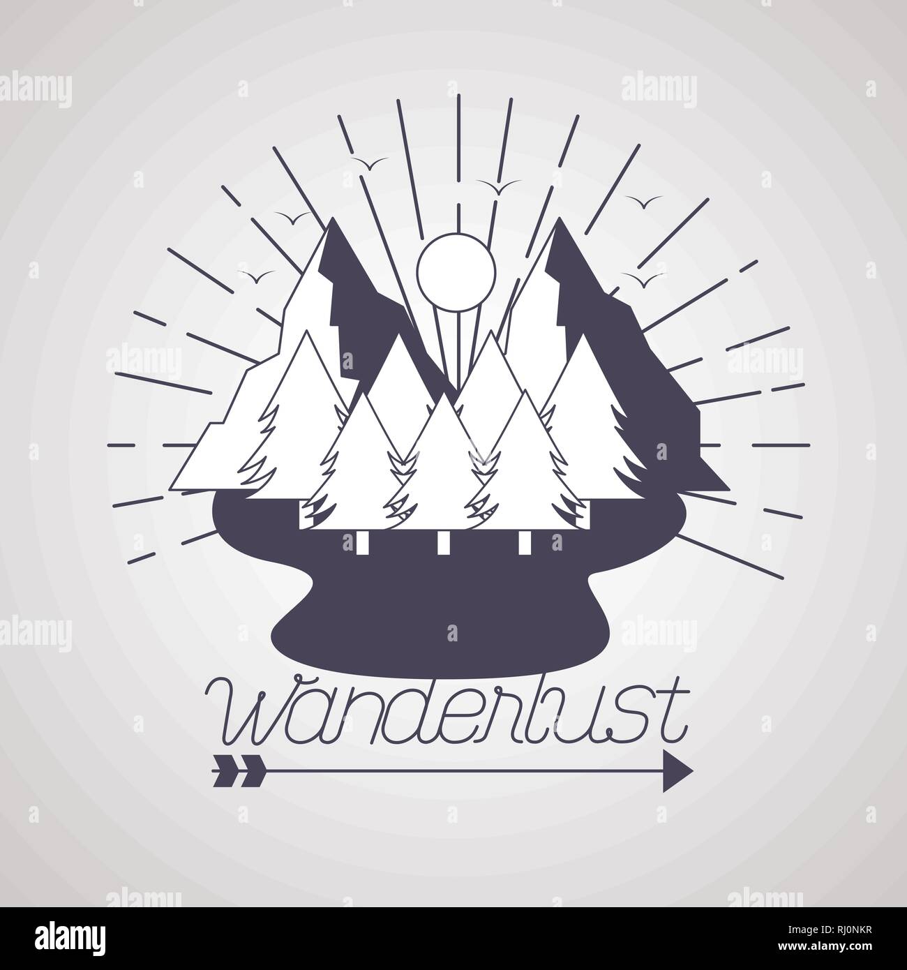 Vacations wanderlust Stock Vector Images - Alamy