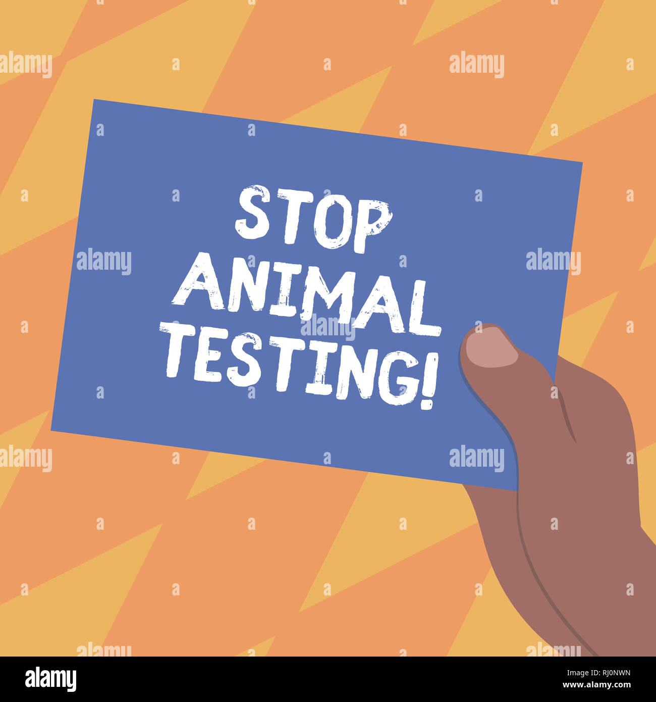 Text sign showing Stop Animal Testing. Conceptual photo scientific ...