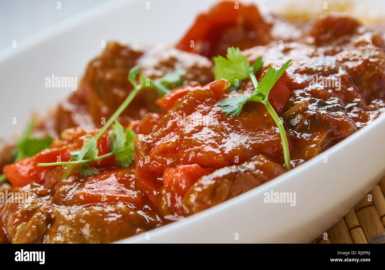 Chilindron, Spanish Red Pepper Stew , originates in Aragon, a part of ...