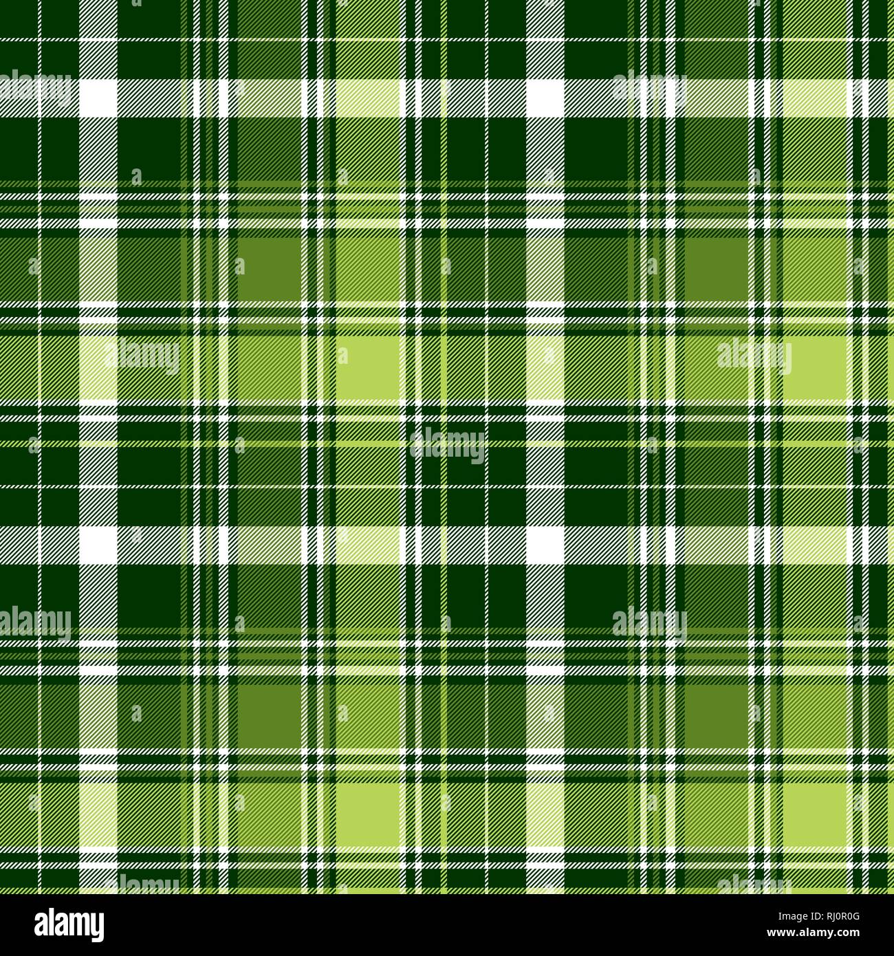 Green irish diagonal abstract plaid seamless pattern. Vector ...