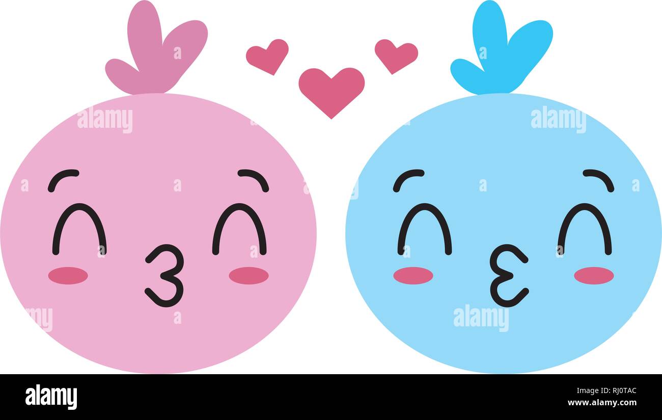 kawaii cute faces expression Stock Vector Image & Art - Alamy