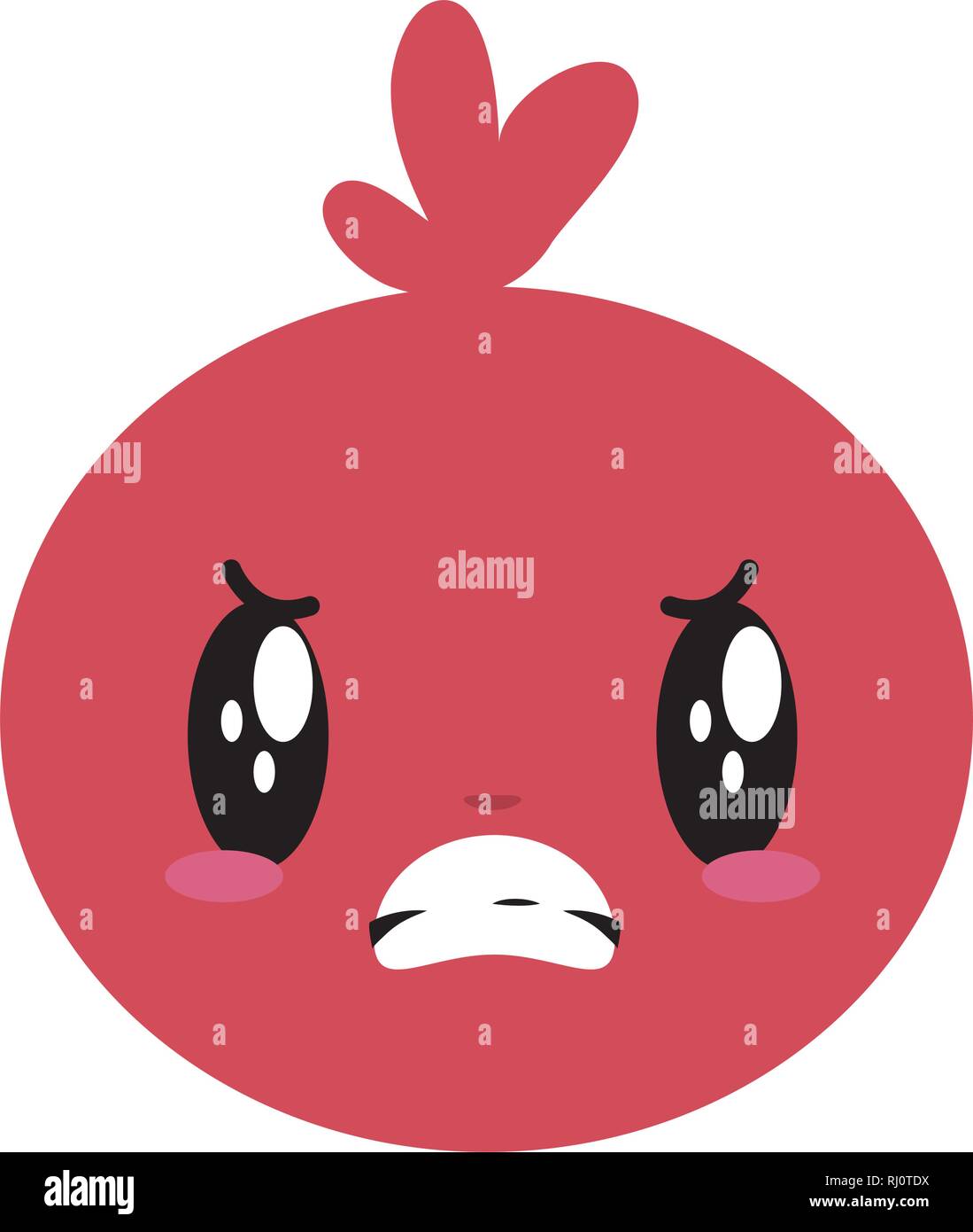 kawaii face bubble cartoon Stock Vector Image & Art - Alamy