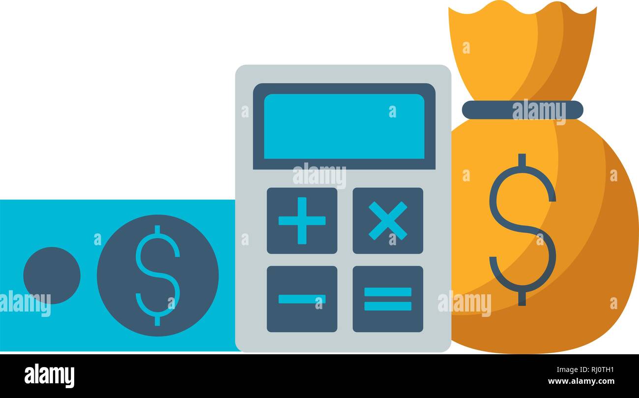 Banknote calculator Stock Vector Images - Alamy