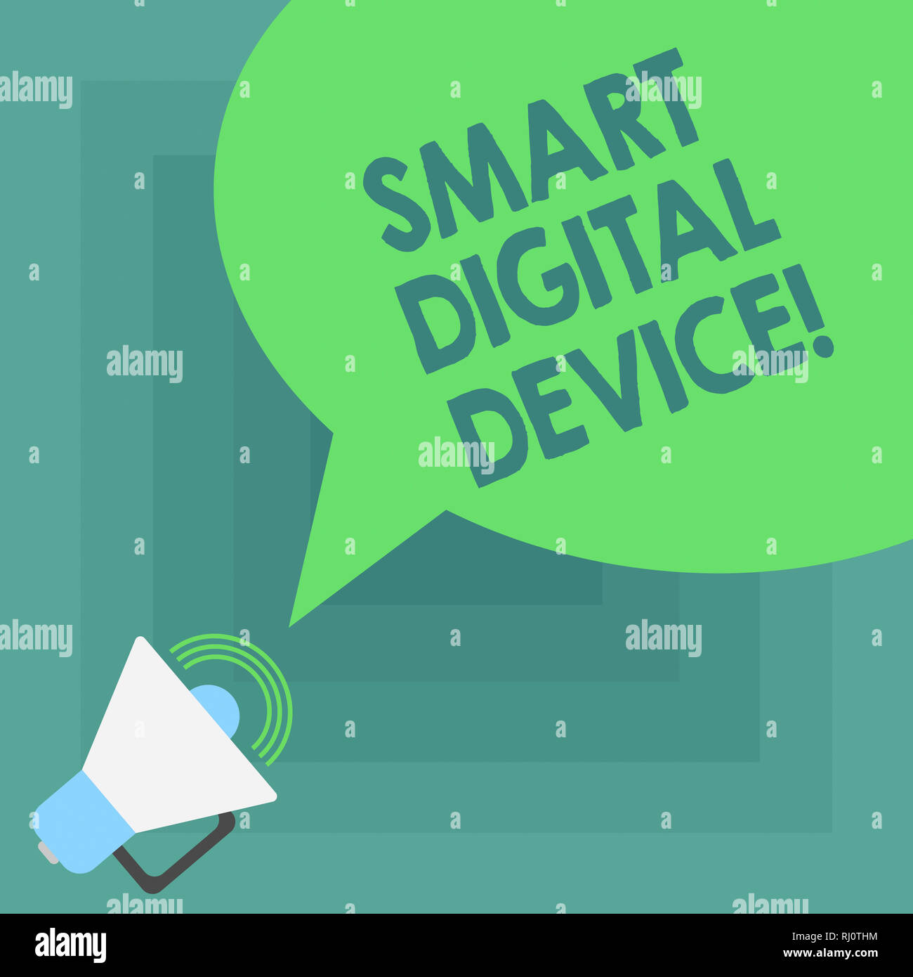 Conceptual hand writing showing Smart Digital Device. Business photo ...