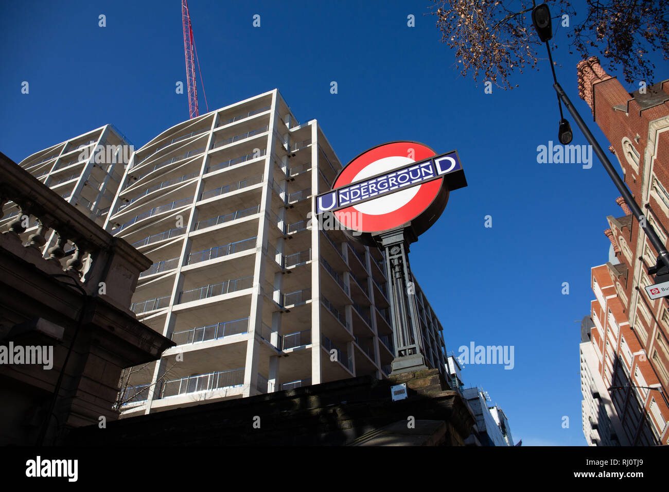 Temple Tube station, London Stock Photo - Alamy