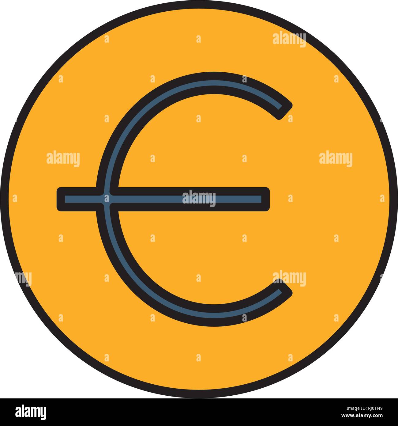 Euro coin note Stock Vector Images - Alamy