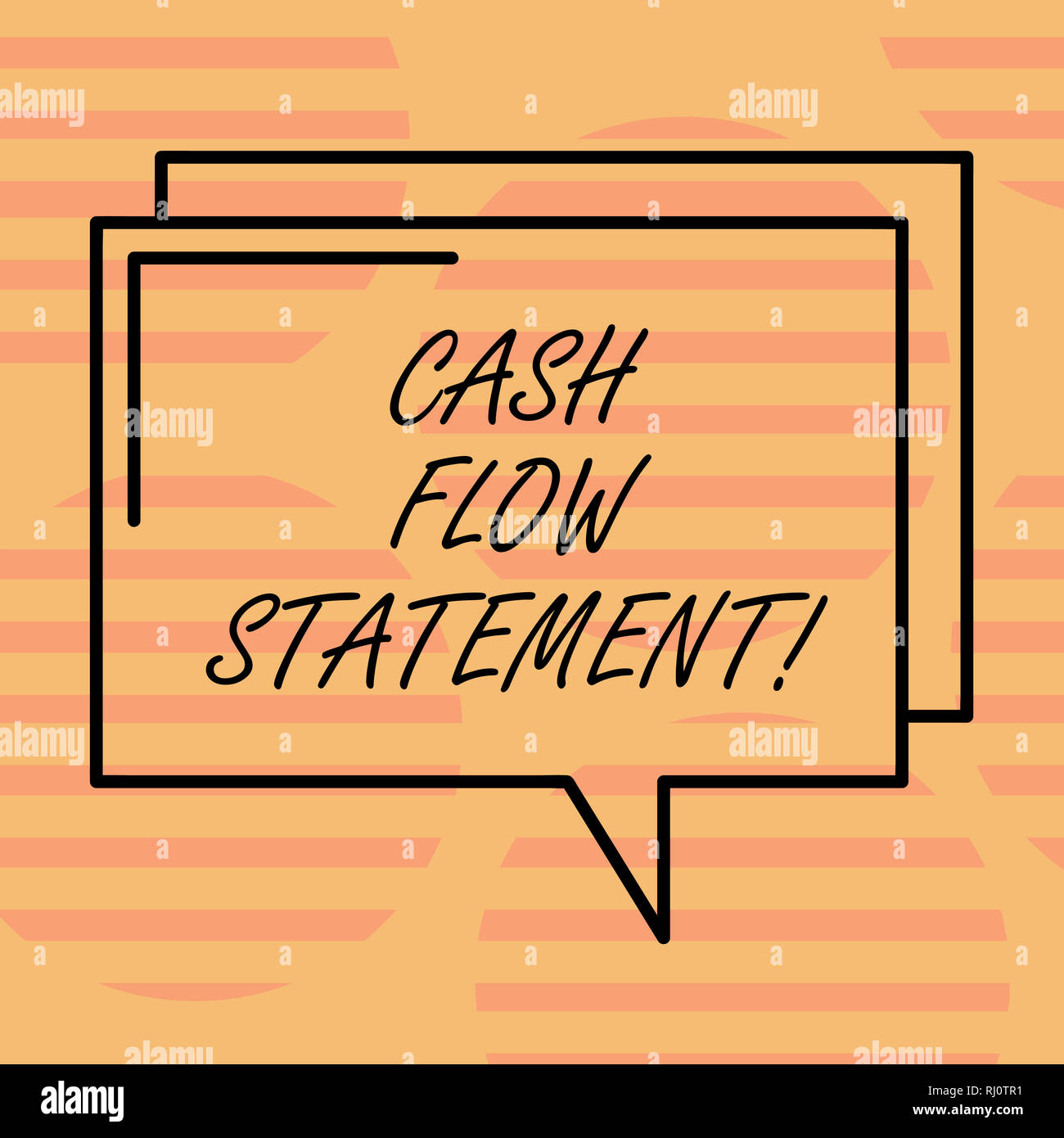 Word writing text Cash Flow Statement. Business concept for financial ...