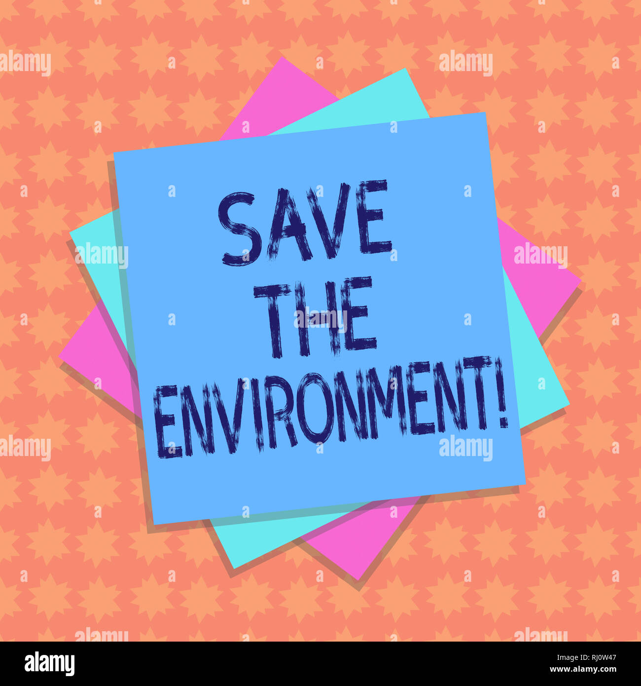 Writing note showing Save The Environment. Business photo showcasing ...