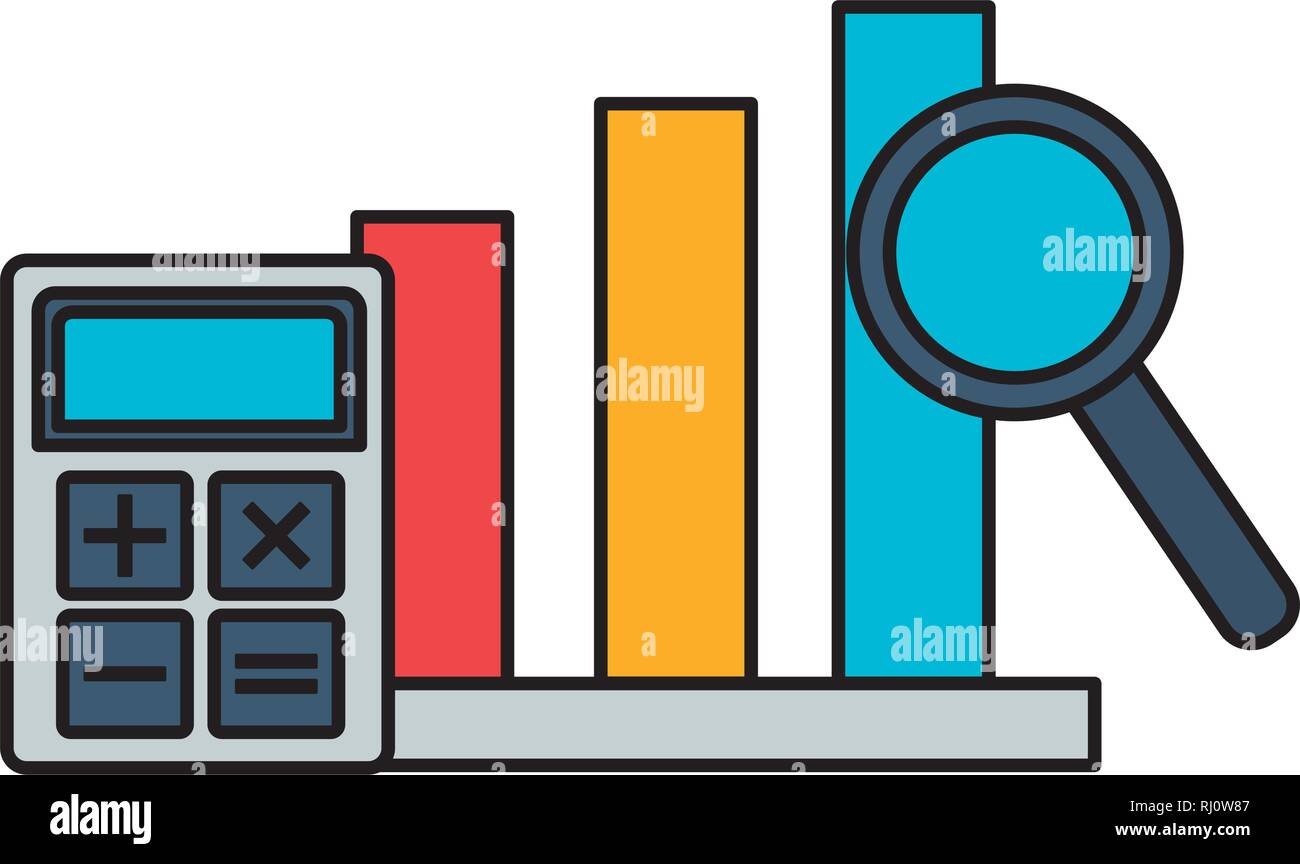 chart stock market calculator analysis Stock Vector Image & Art - Alamy