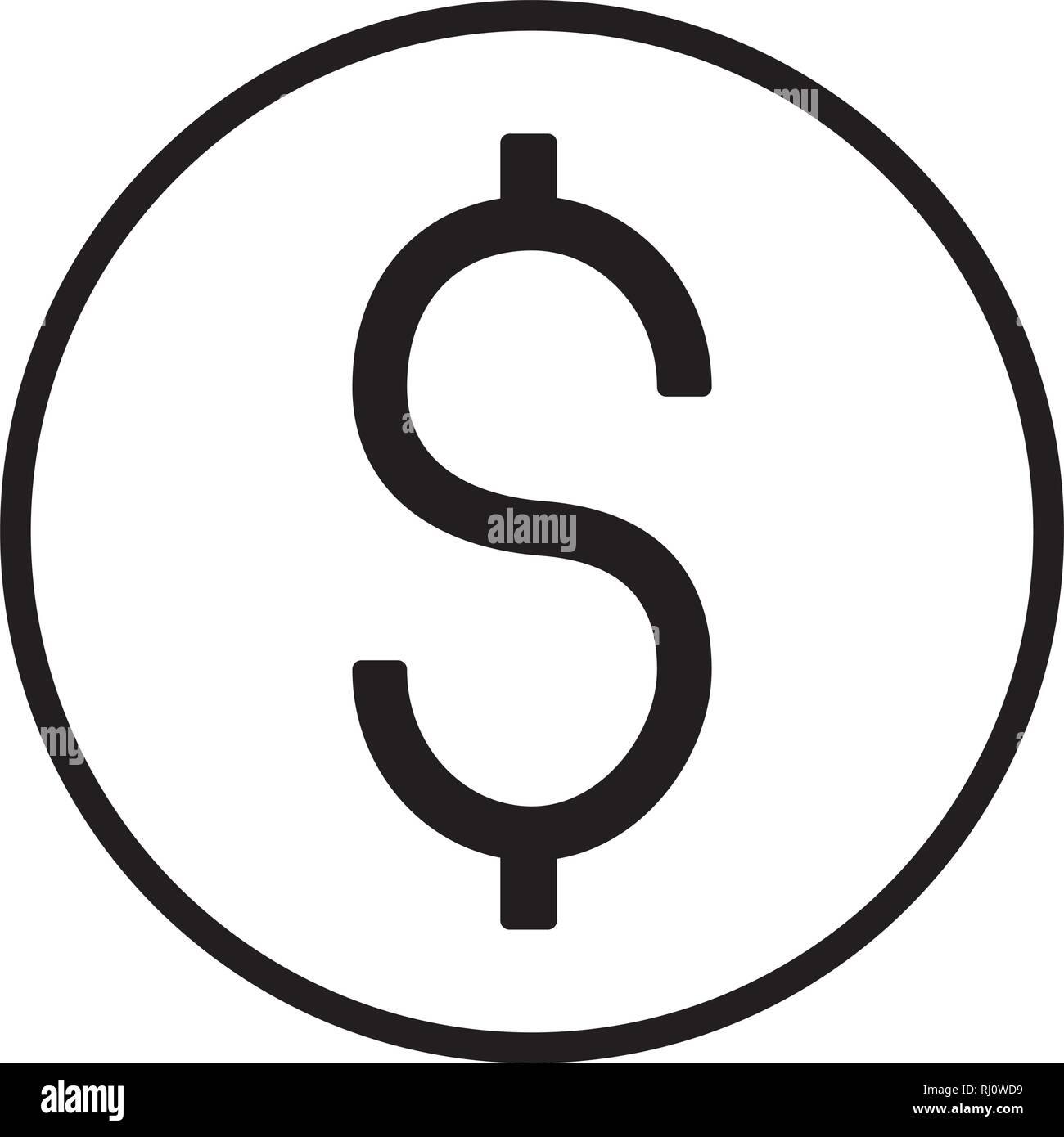 dollar money symbol Stock Vector Image & Art - Alamy
