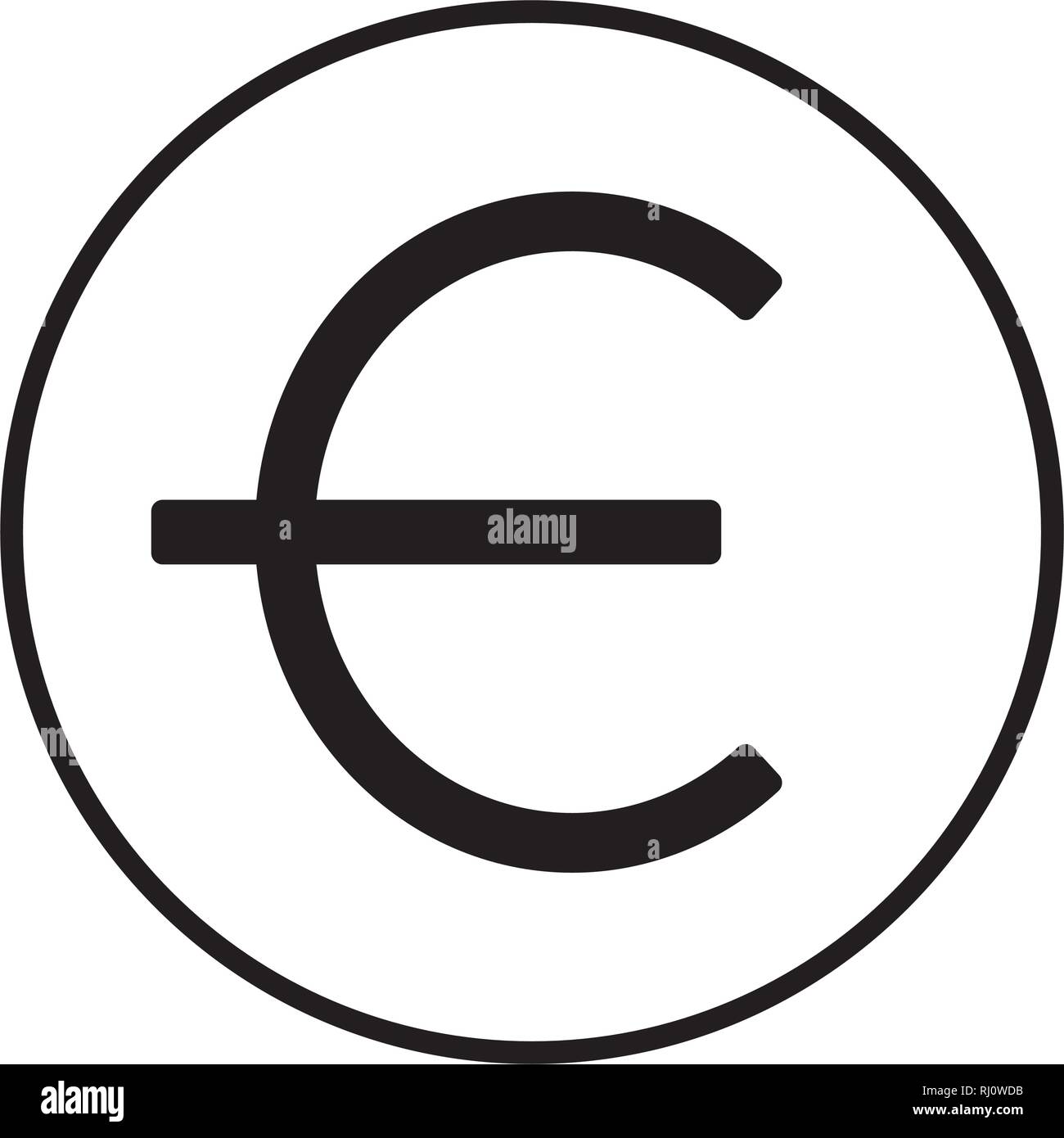 euro money symbol Stock Vector Image & Art - Alamy