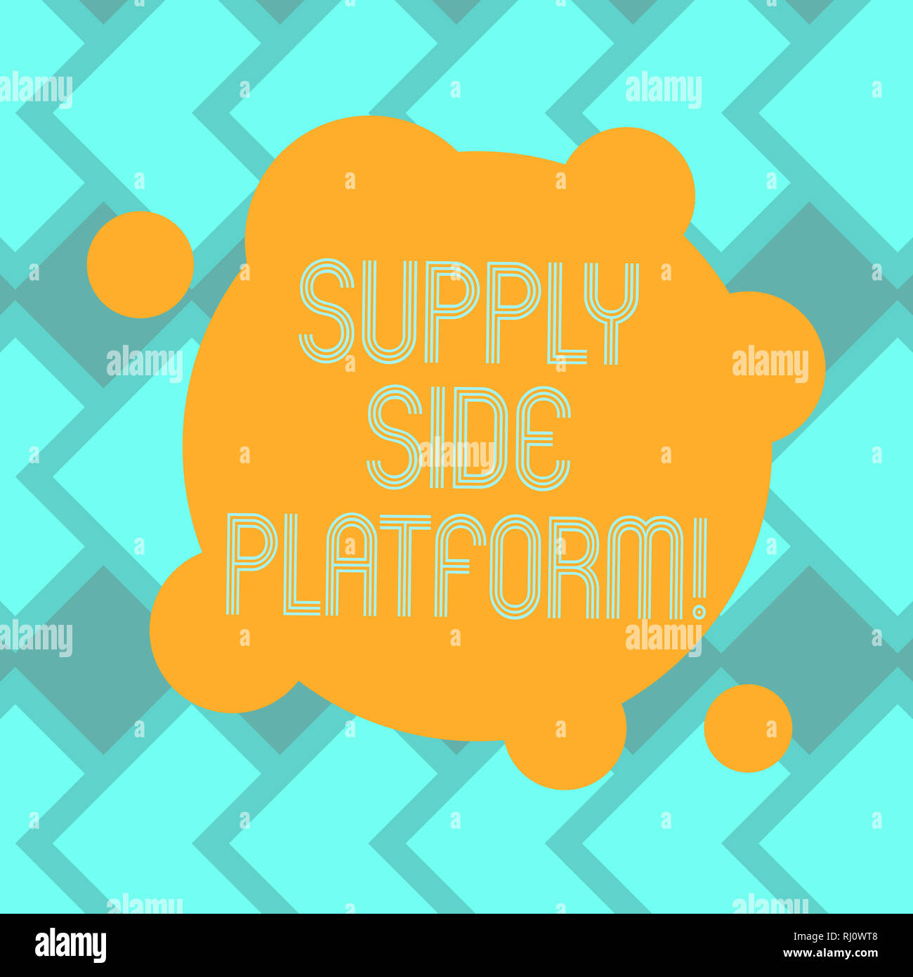 Text sign showing Supply Side Platform. Conceptual photo Software that ...