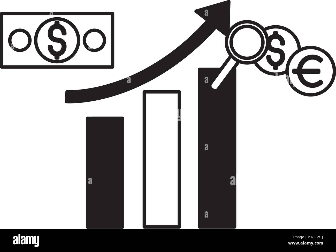 chart report money exchange stock market Stock Vector Image & Art - Alamy