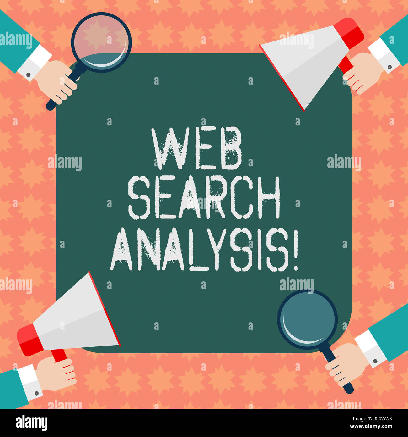 Writing note showing Web Search Analysis. Business photo showcasing ...